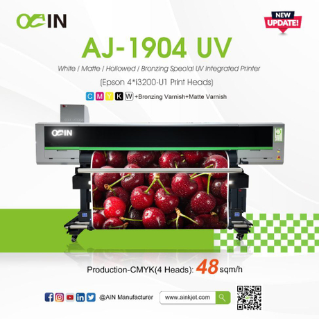 AJ-1904UV 1.9m Multi-layer Printing UV roll to roll printer from China manufacturer - Customized ...